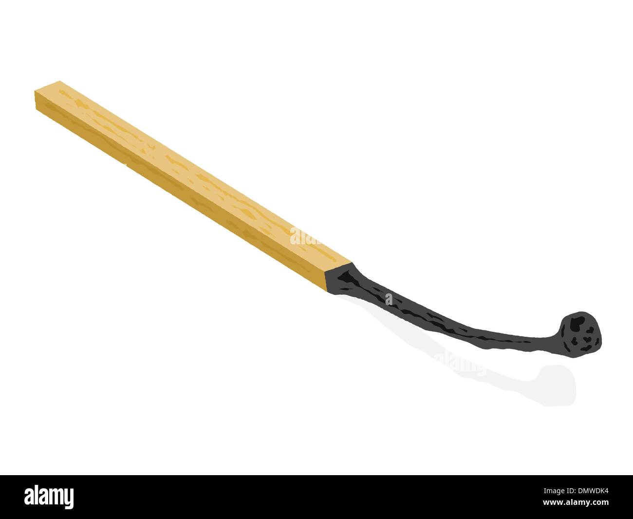 Burnt on white Stock Vector Images - Alamy