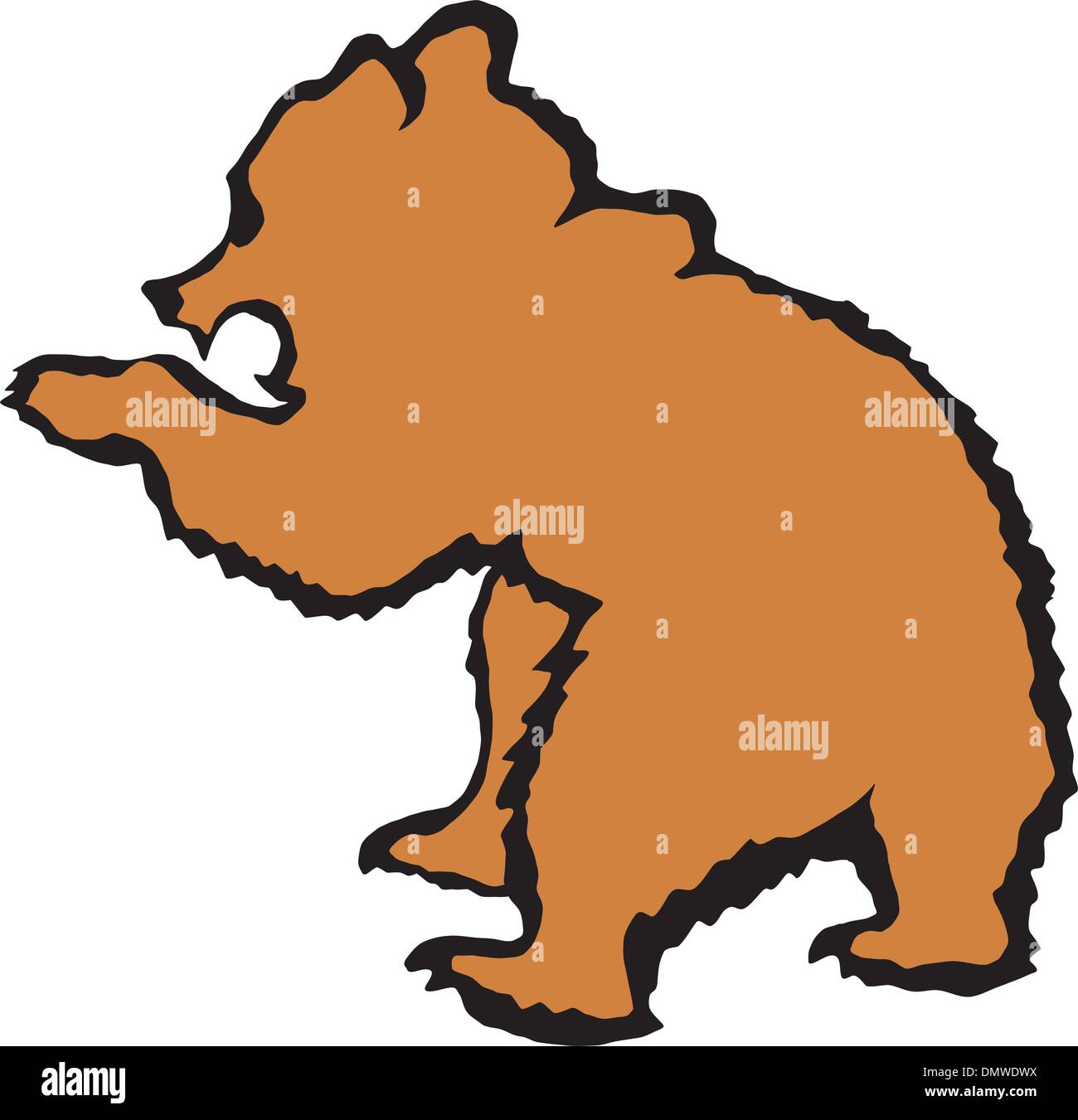 Bear cub vectors hi-res stock photography and images - Alamy