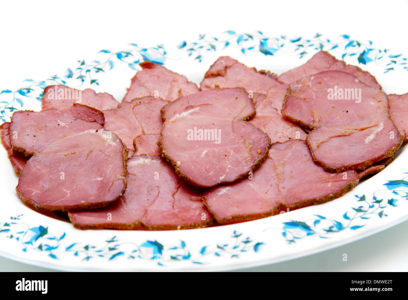 Fresh cattle ham Stock Photo - Alamy