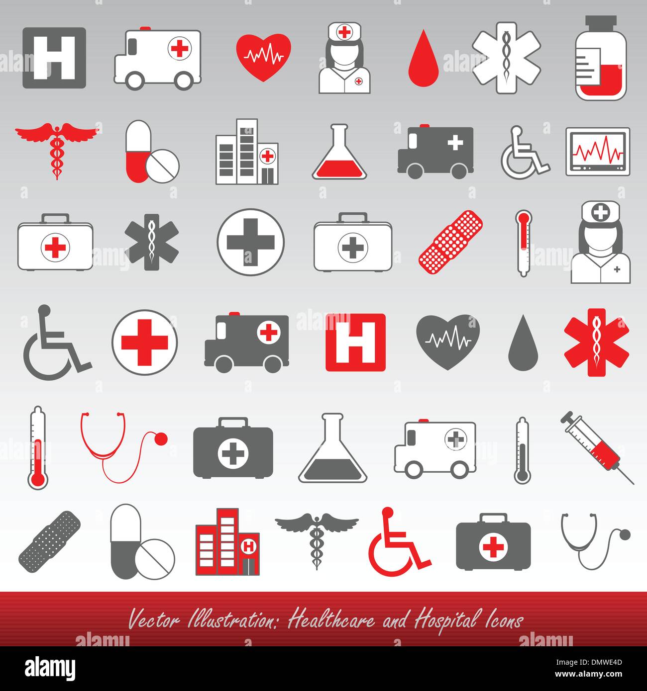 Medical icons circle hi-res stock photography and images - Alamy