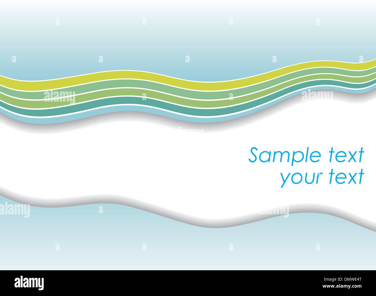 Blue wave wallpaper Stock Vector Images - Alamy