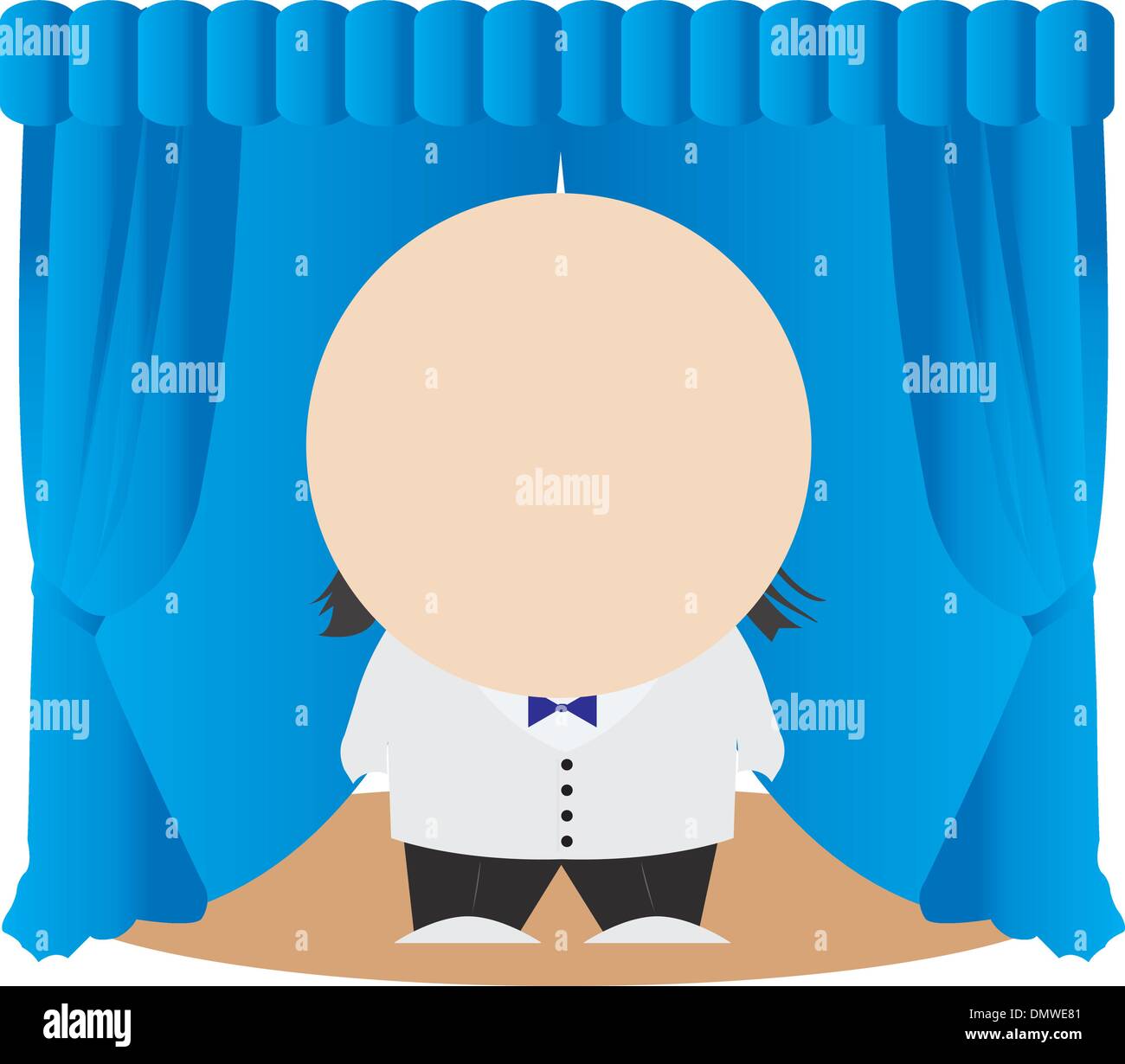 Male host Stock Vector Images - Alamy