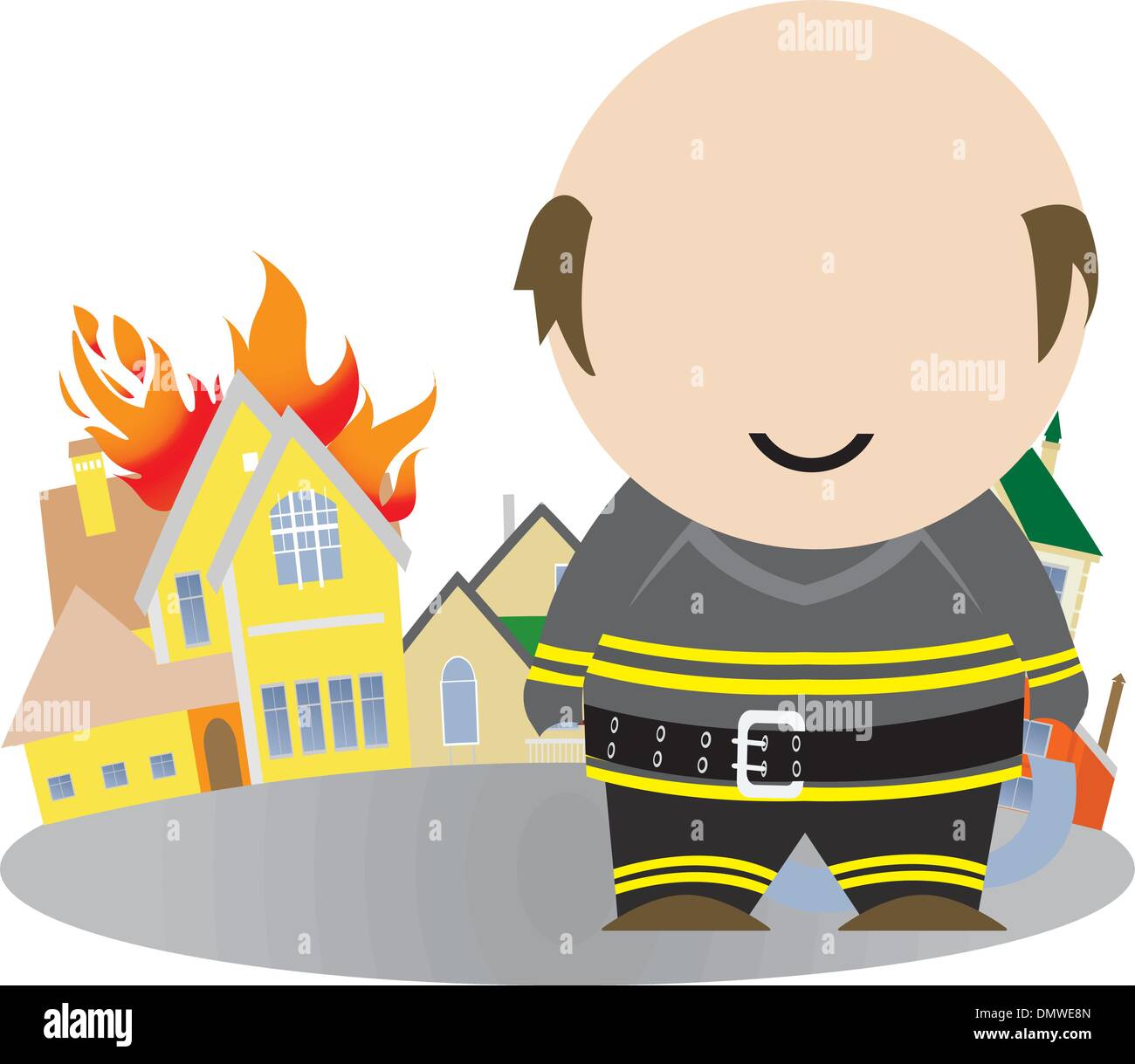 Cartoon Firefighter Stock Photos & Cartoon Firefighter Stock Images - Alamy