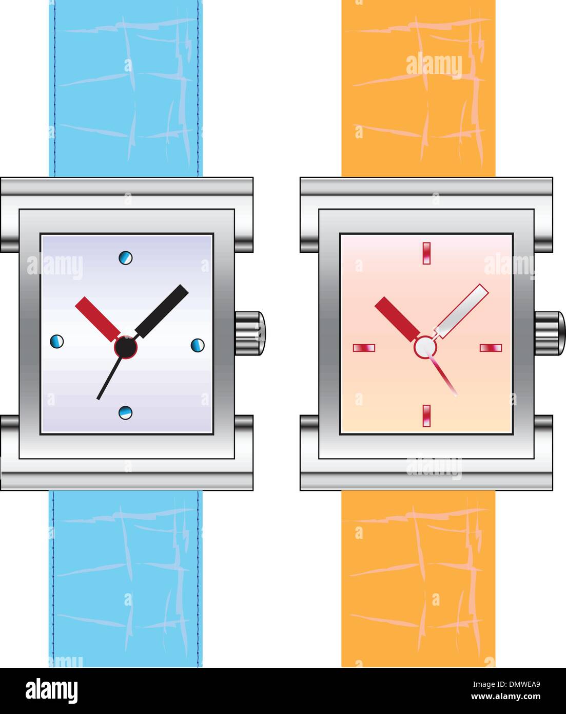 Hand watch vector vectors hi-res stock photography and images - Alamy