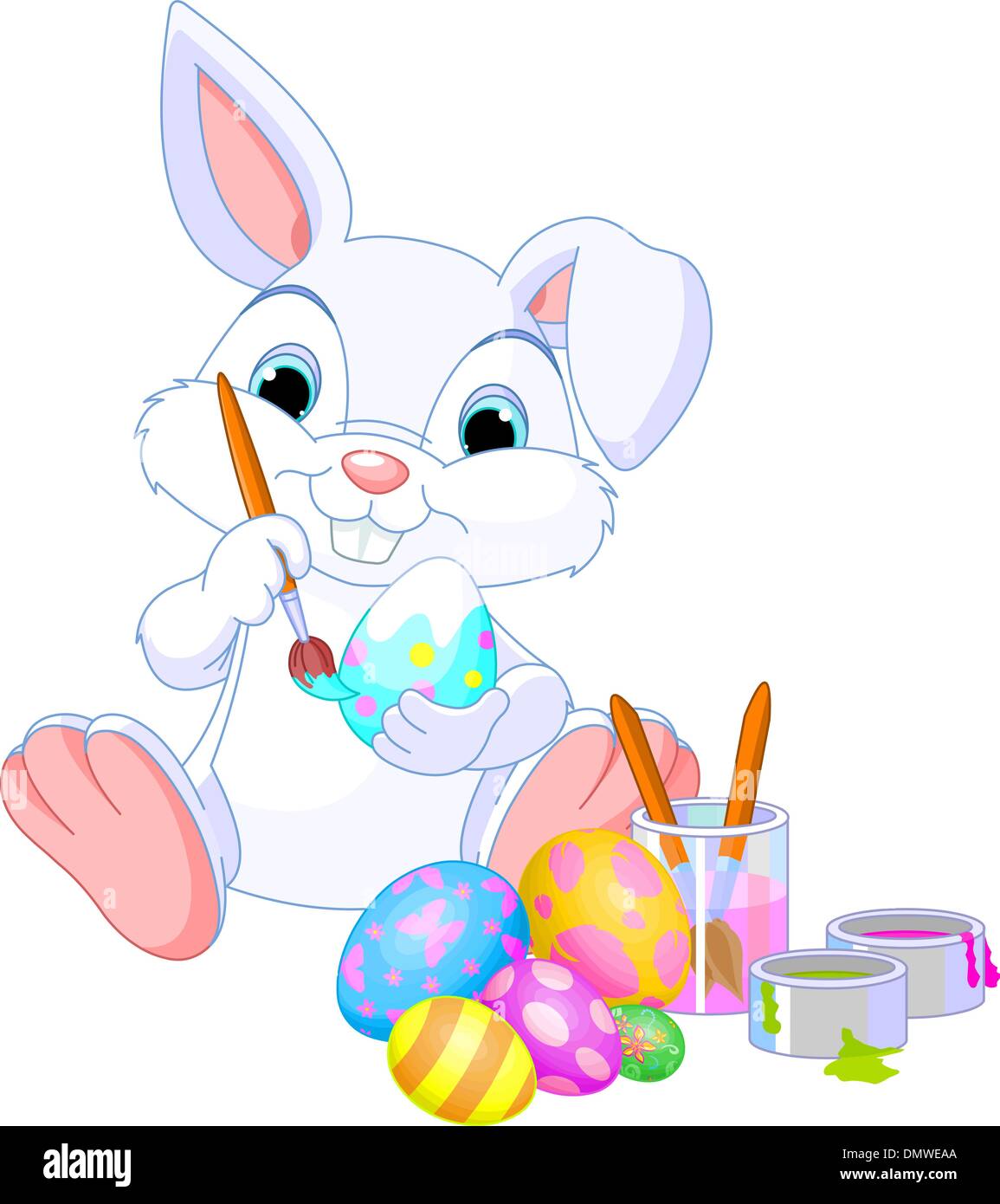 Rabbit painting hi-res stock photography and images - Alamy