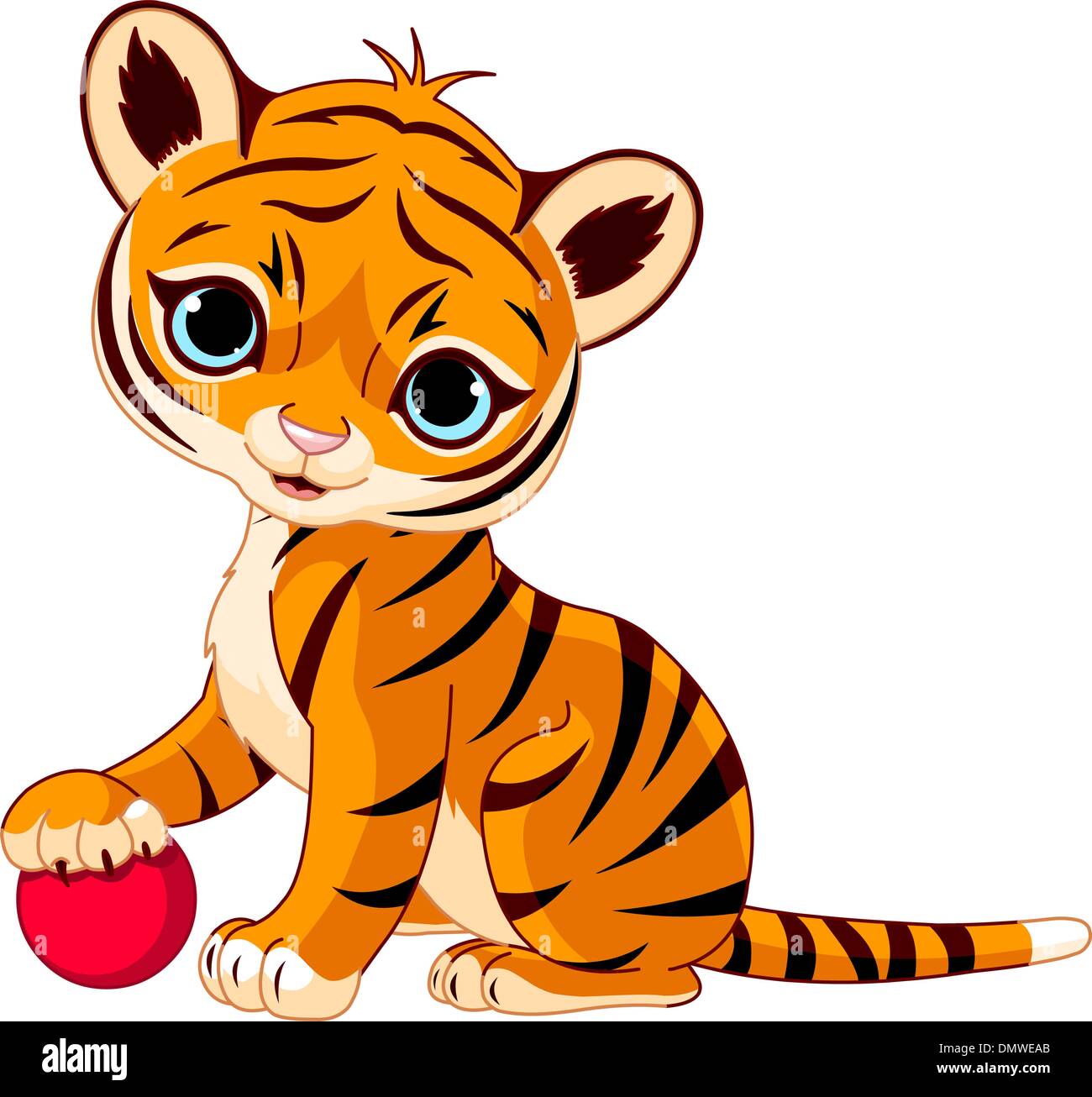 Tiger cub wild Stock Vector Images - Alamy