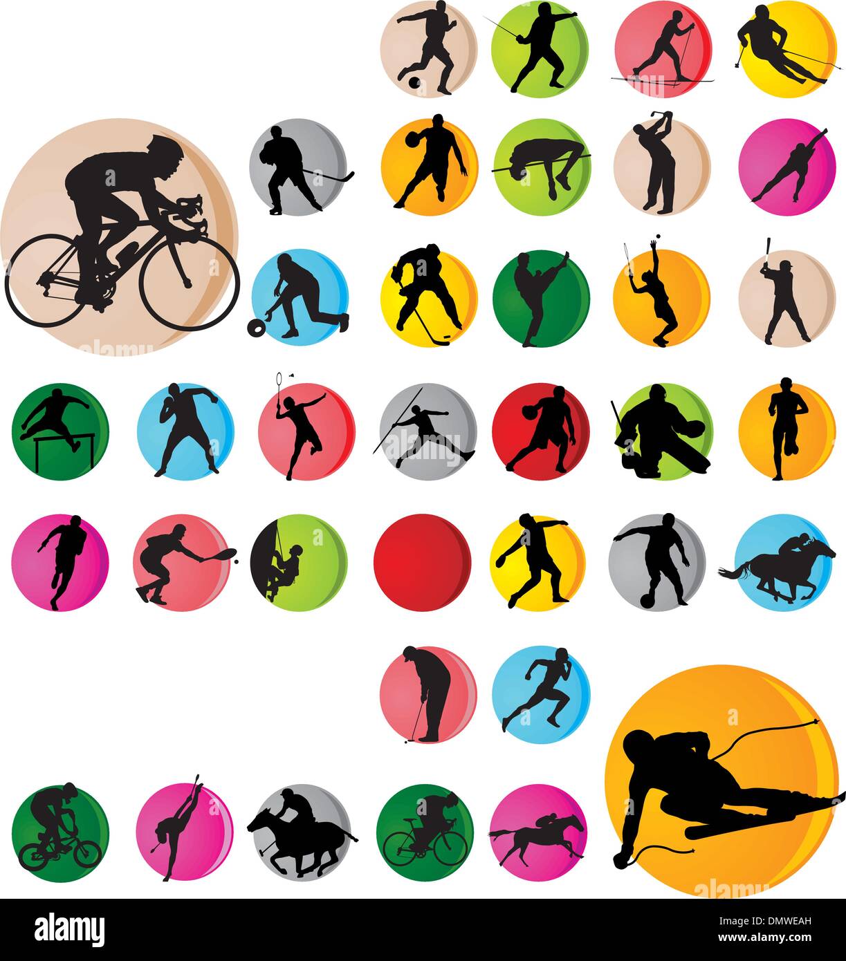 Olympic games cycling Stock Vector Images - Alamy