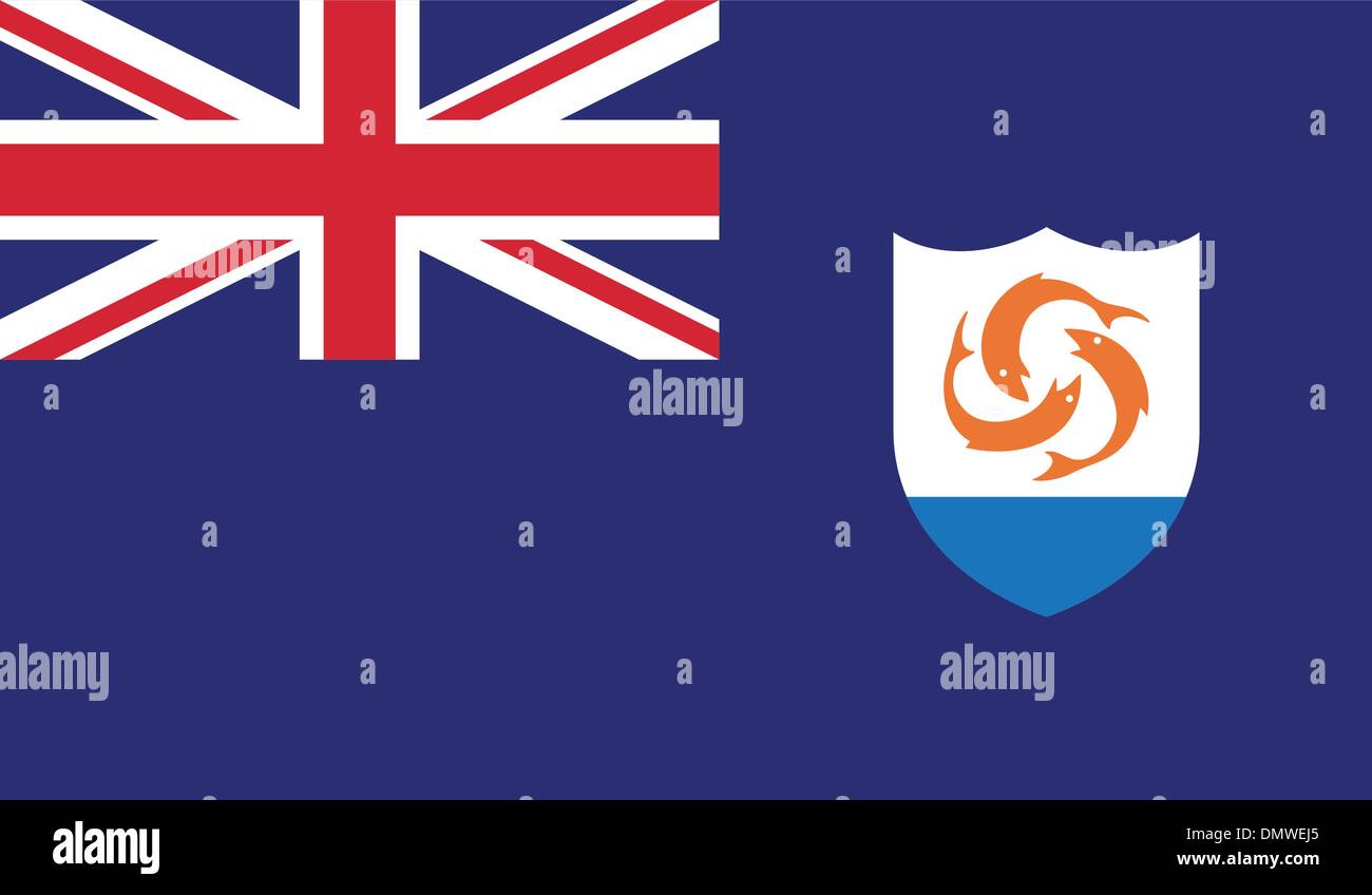 National flag of anguilla hi-res stock photography and images - Alamy