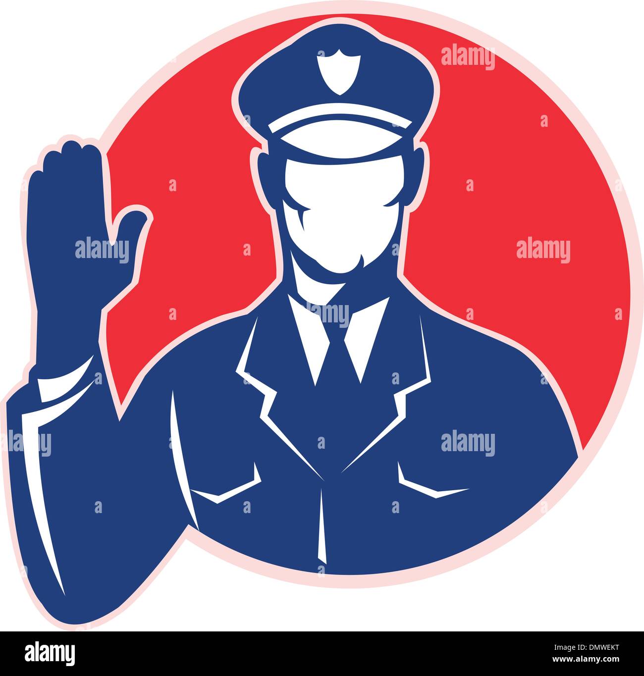 Illustration Police Officer Policeman Hand High Resolution Stock ...