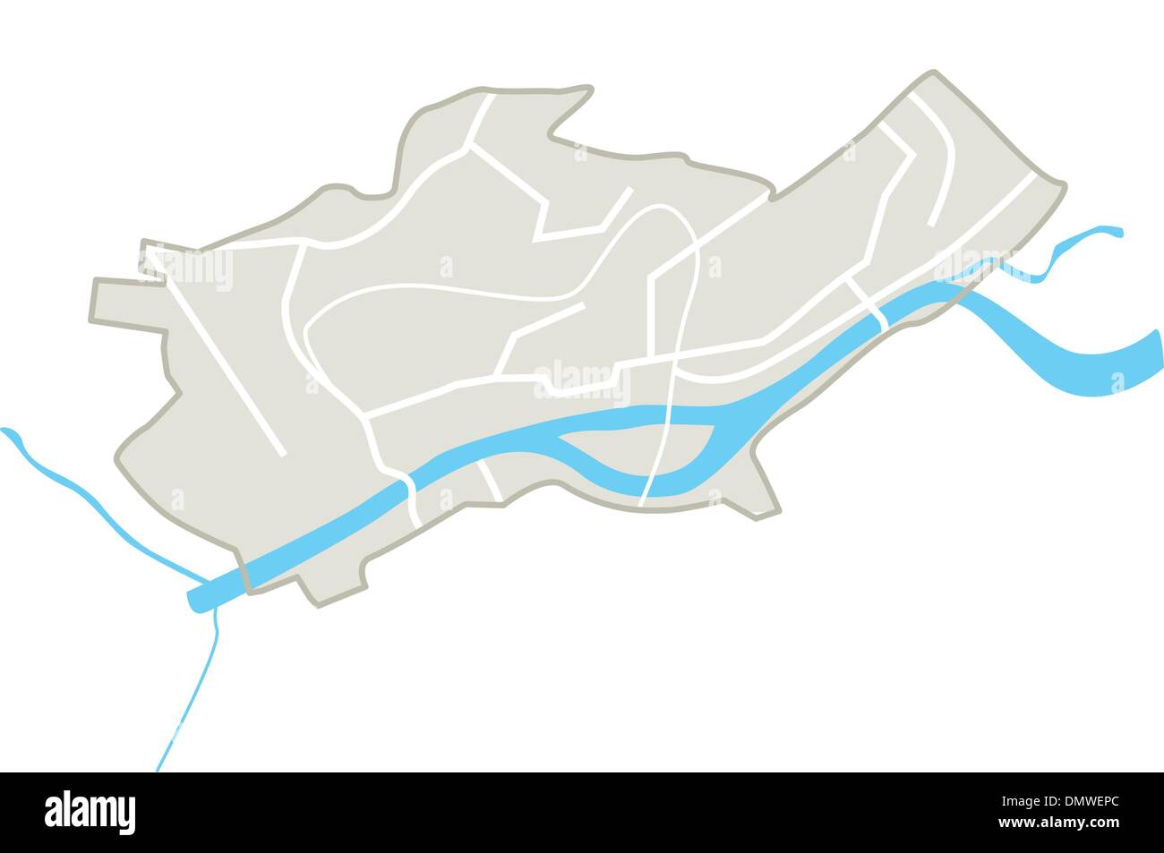 Vector map hi-res stock photography and images - Alamy