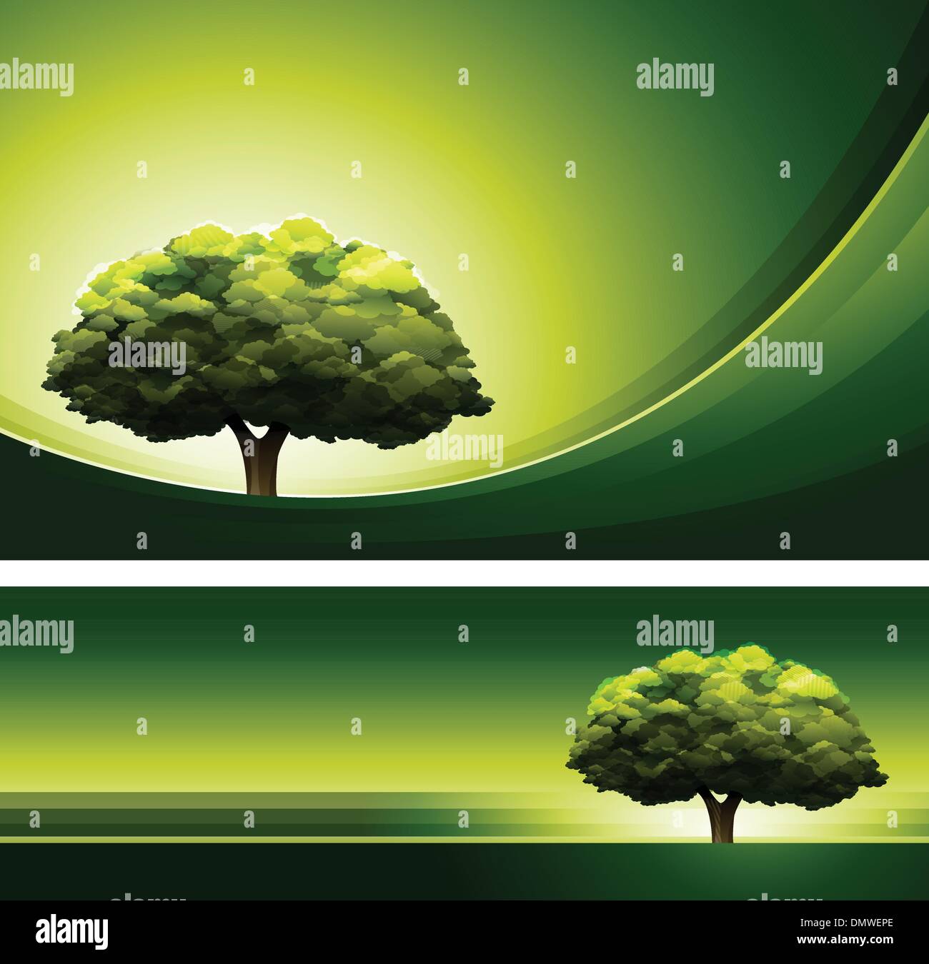 Oak tree background Stock Vector Image & Art - Alamy
