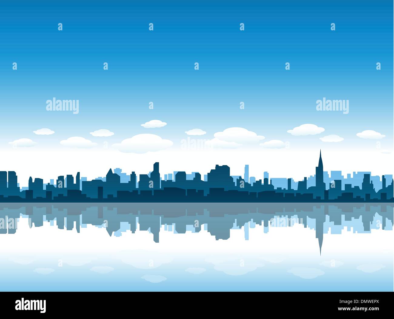 New york cityscape background Stock Vector Image & Art - Alamy