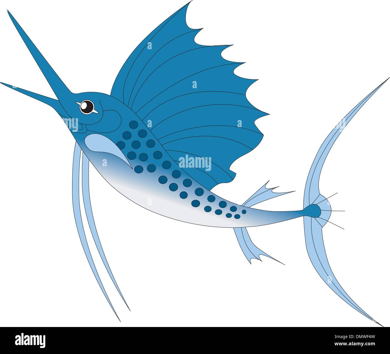illustration of sword fish Stock Vector Image & Art - Alamy