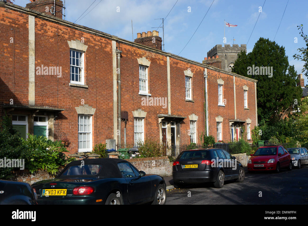 Brick georgian houses hi-res stock photography and images - Alamy