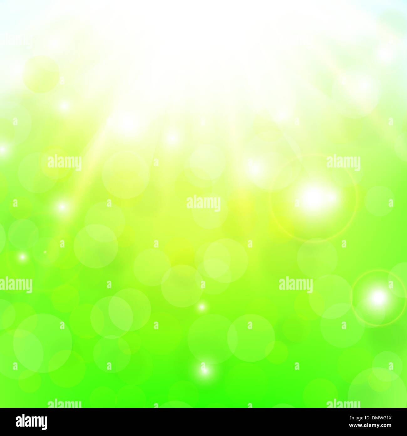 Green spring bokeh blurred Stock Vector Images - Alamy