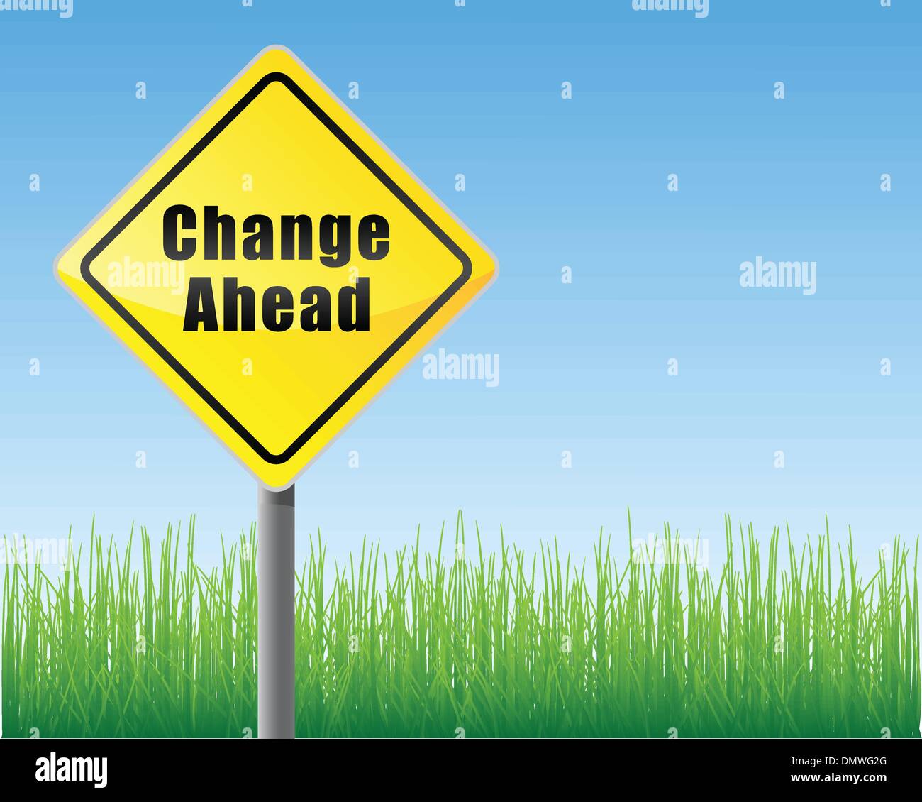 Change Ahead Sign Vector Vectors High Resolution Stock Photography and ...