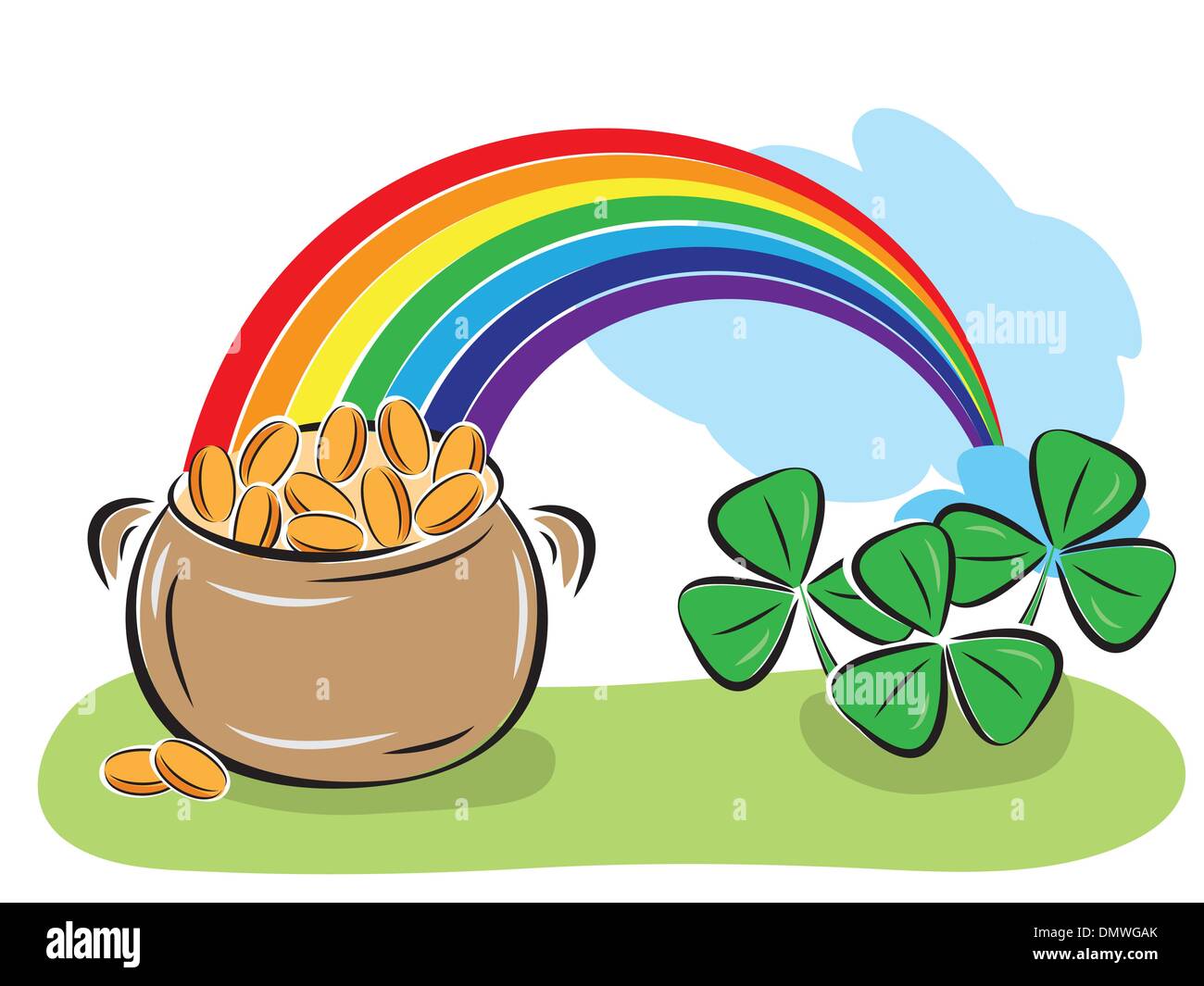 St Patricks Day Rainbow Clipart