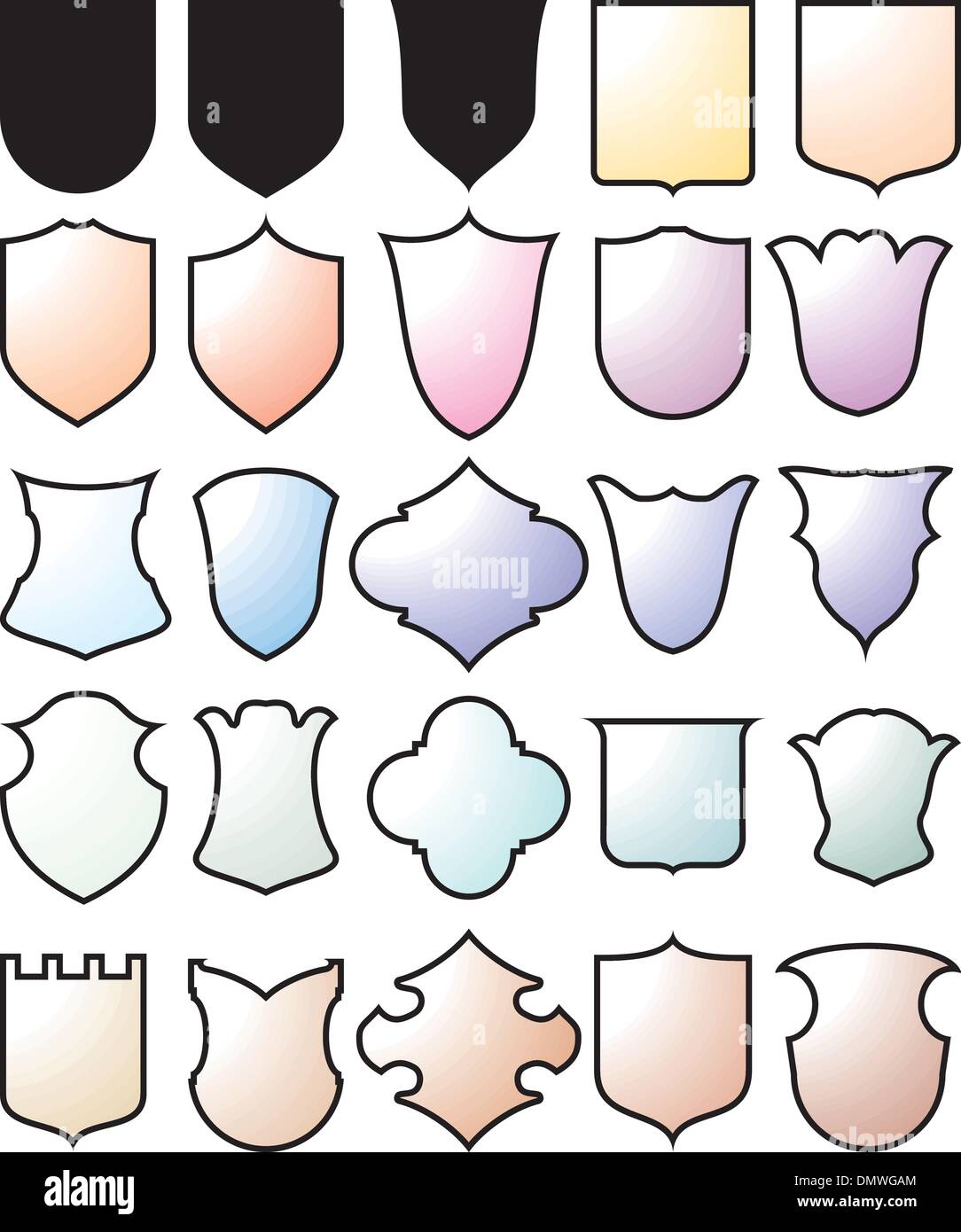 Heraldry vector hi-res stock photography and images - Alamy