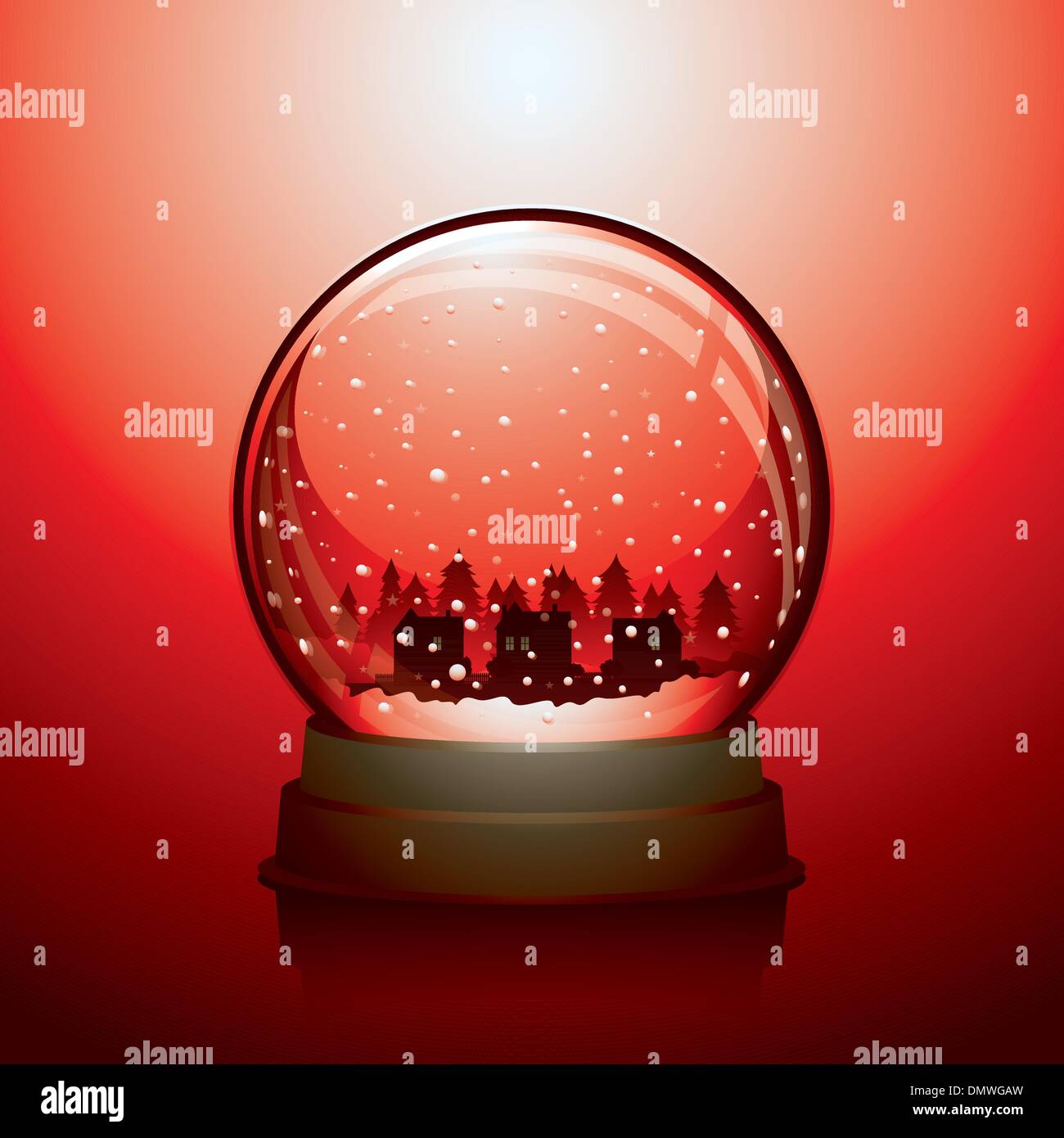 Snowglobe vector vectors hi-res stock photography and images - Alamy