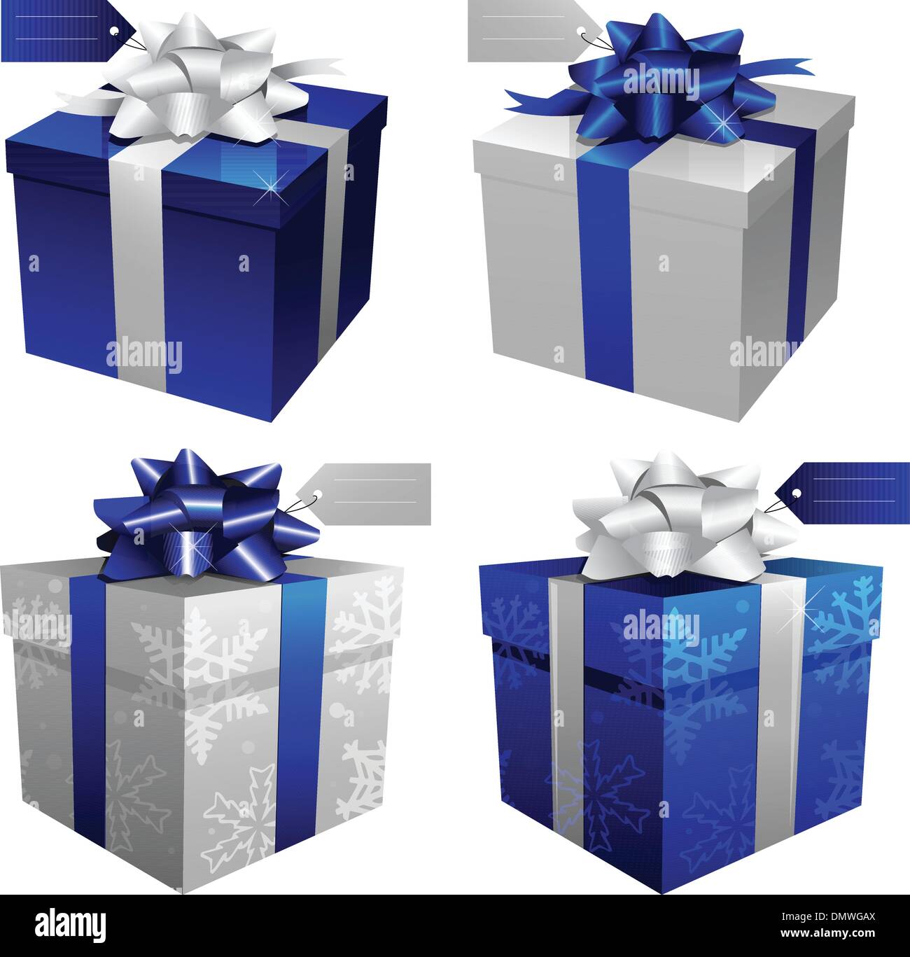 Christmas gift boxes pattern Stock Vector Images - Alamy