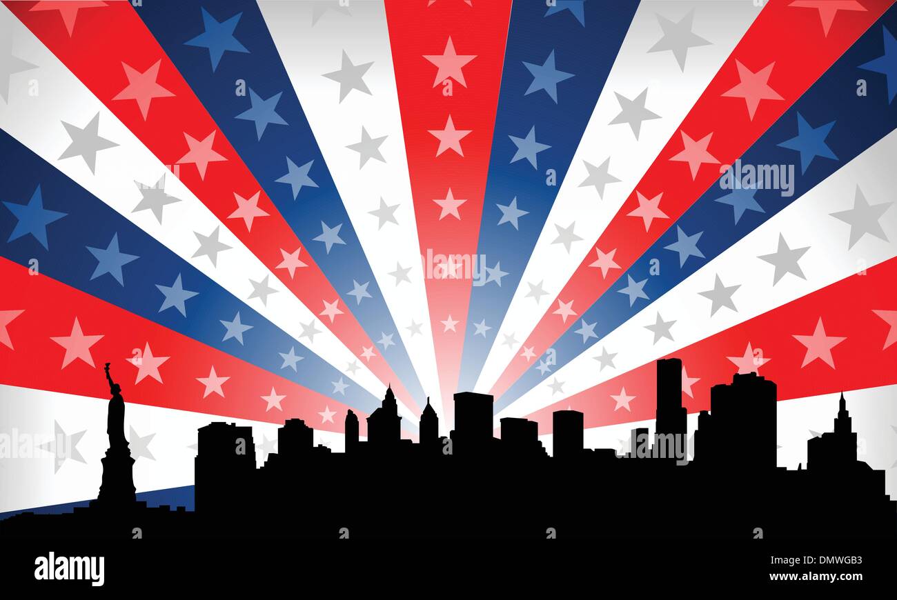 New york cityscape background Stock Vector Image & Art - Alamy