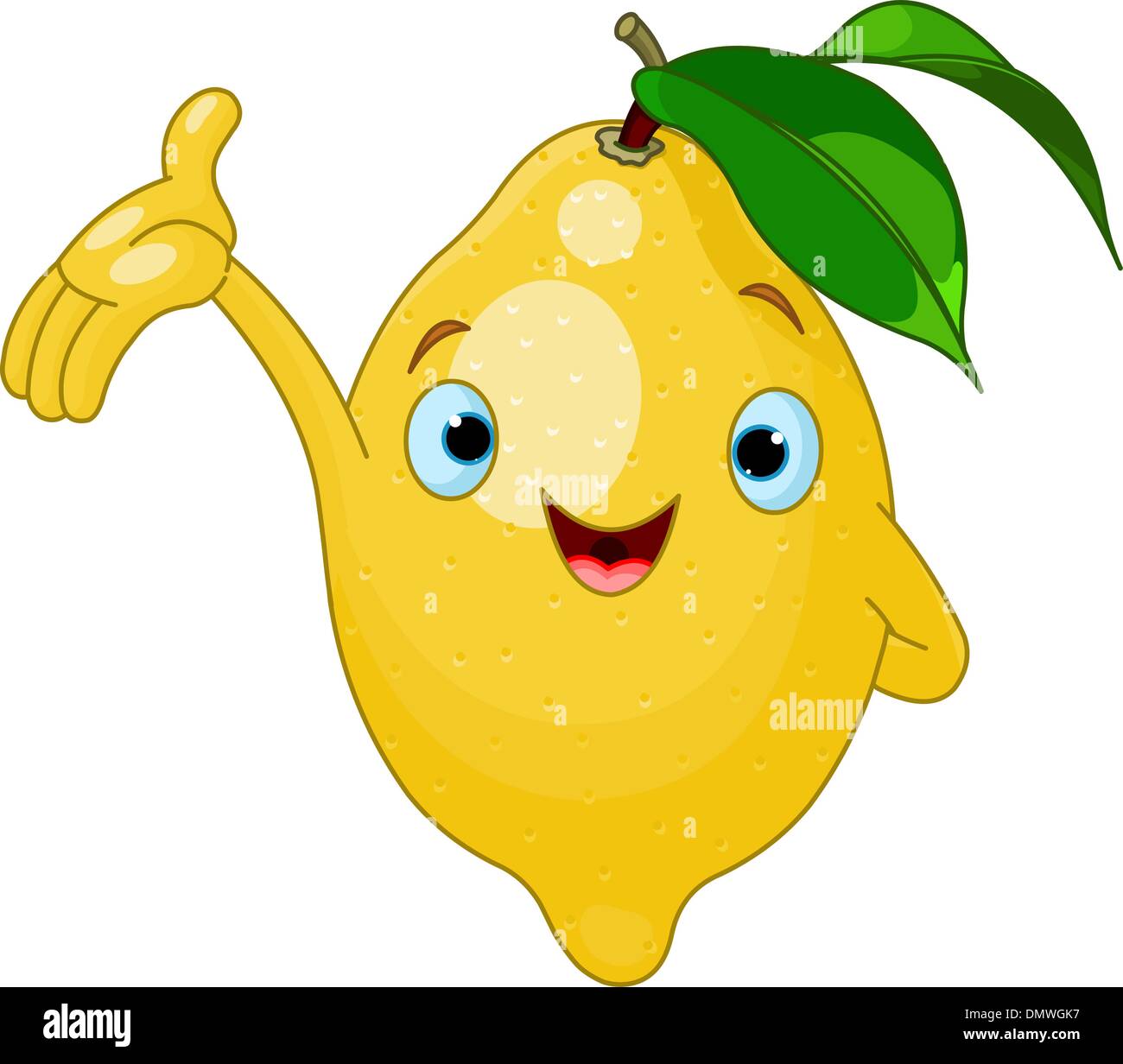 Cheerful Cartoon Lemon character Stock Vector Image & Art - Alamy