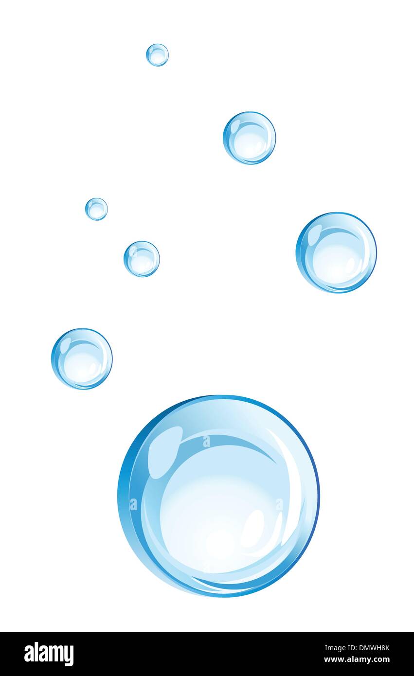 Water bubbles vector vectors hi-res stock photography and images - Alamy