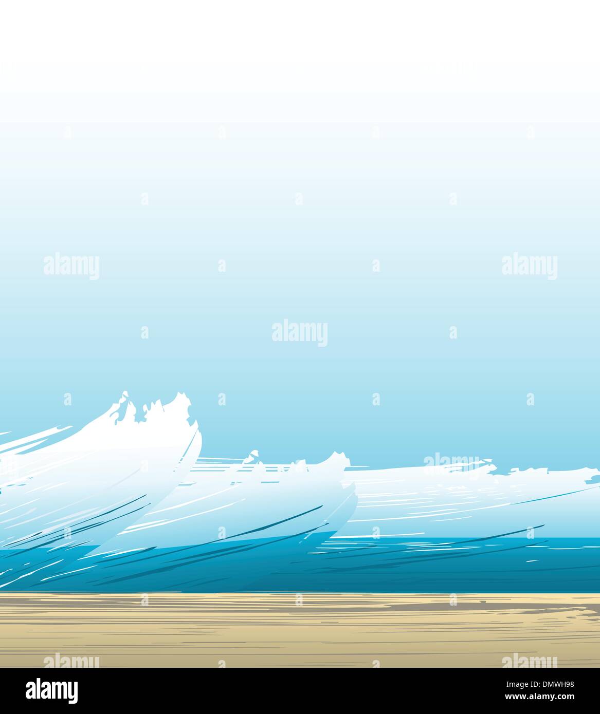 Illustration waves hi-res stock photography and images - Alamy
