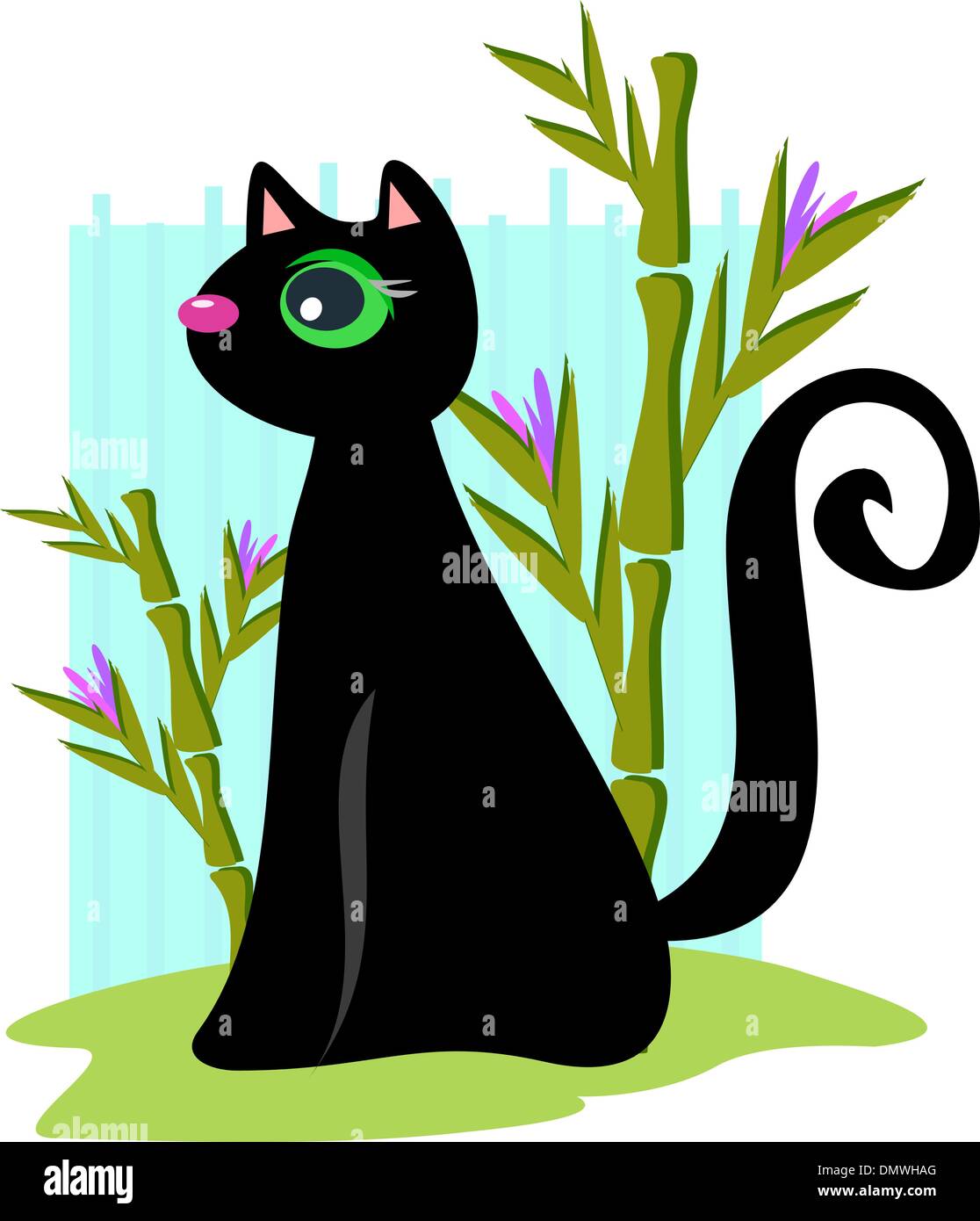 Bamboo stripes Stock Vector Images - Alamy