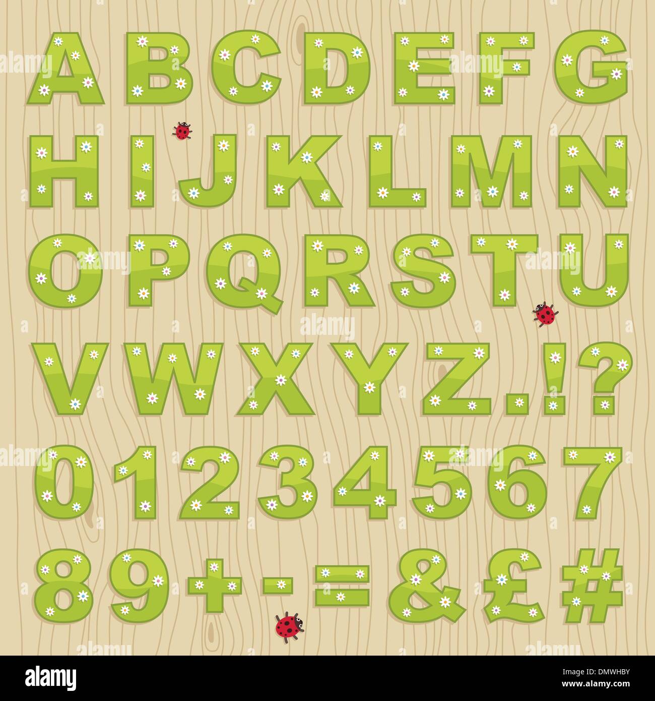 Flower alphabet hi-res stock photography and images - Alamy