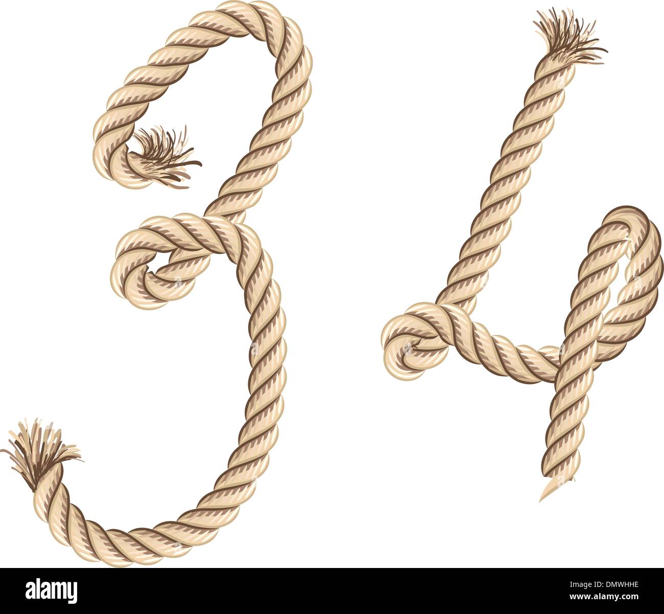 Four digits digit Stock Vector Images - Alamy