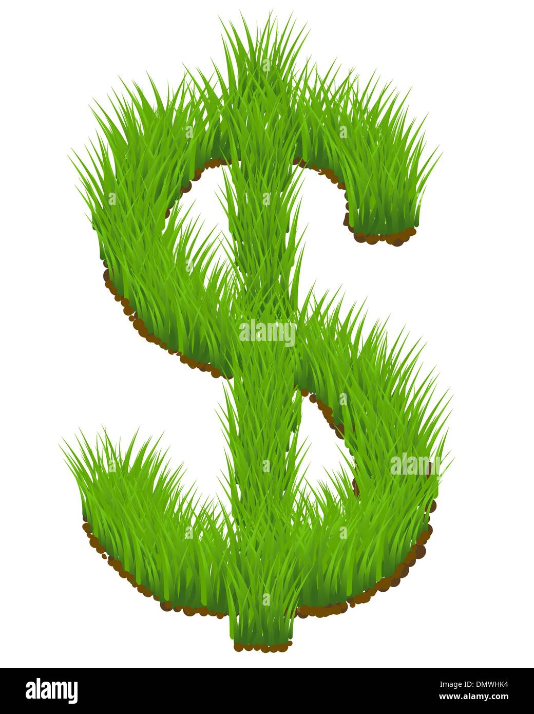 Grass dollar sign Stock Vector Image & Art - Alamy