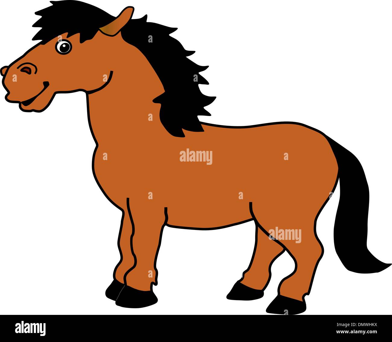 Cartoon horse bridle hi-res stock photography and images - Alamy