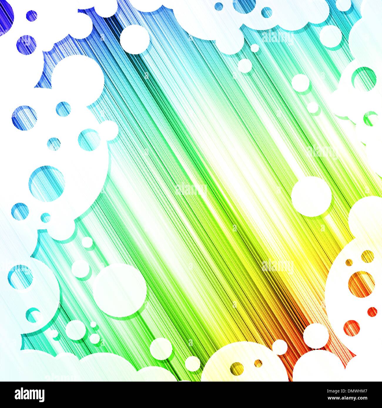 Rainbow background template Stock Vector Images - Alamy