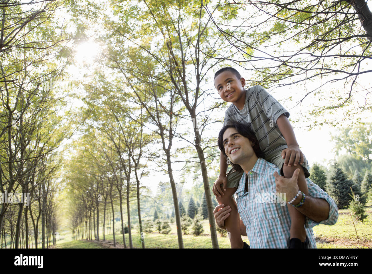 Piggyback shoulder ride hi-res stock photography and images - Alamy