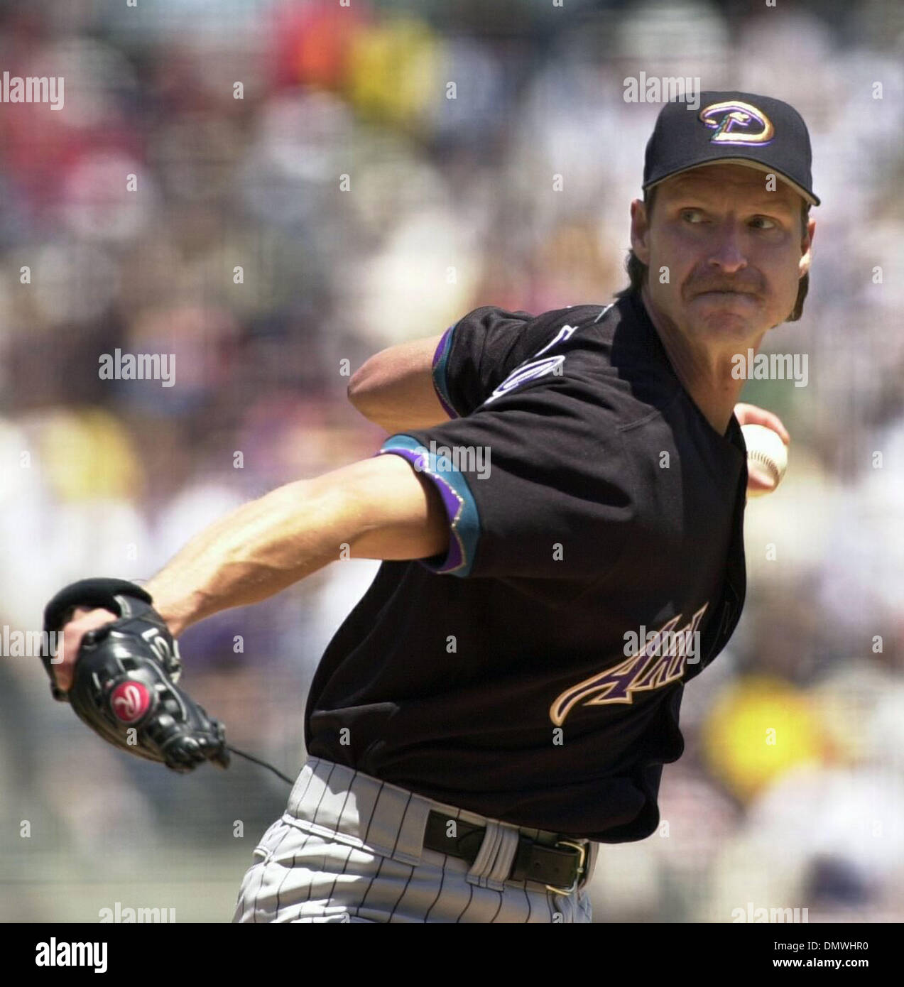 May 28, 2001; San Francisco, CA, USA; Airizona Diamondback pitcher ...