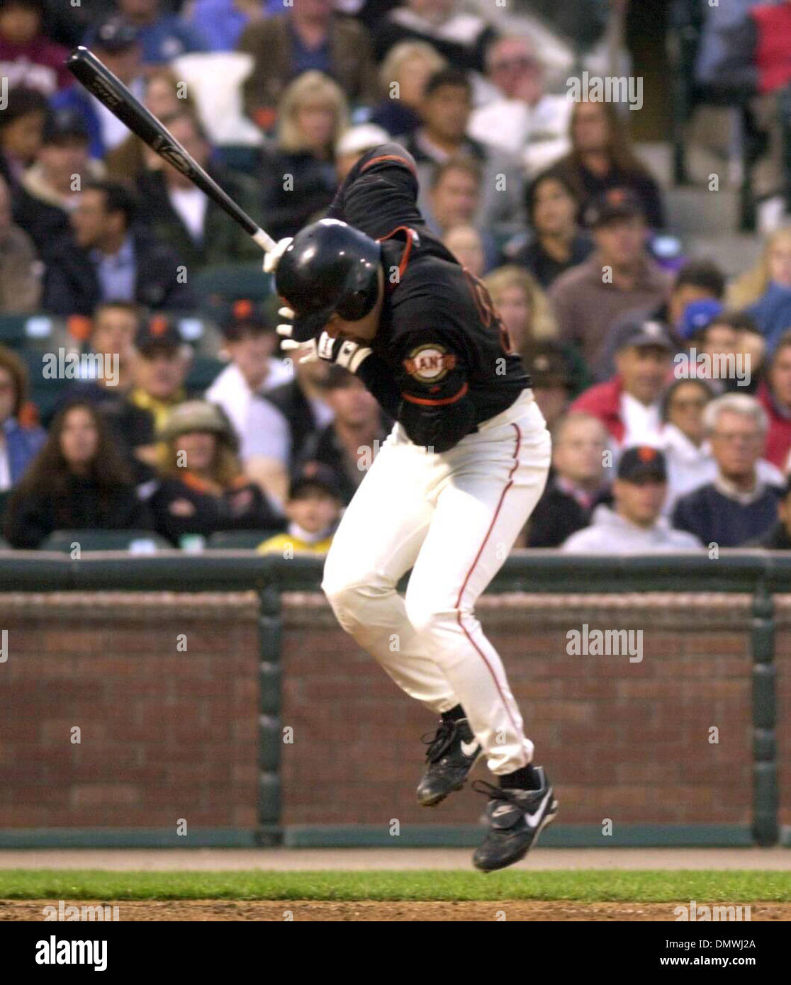 Jul 06, 2001; San Francisco, CA, USA; San Francisco Giants Rich Aurilia ...