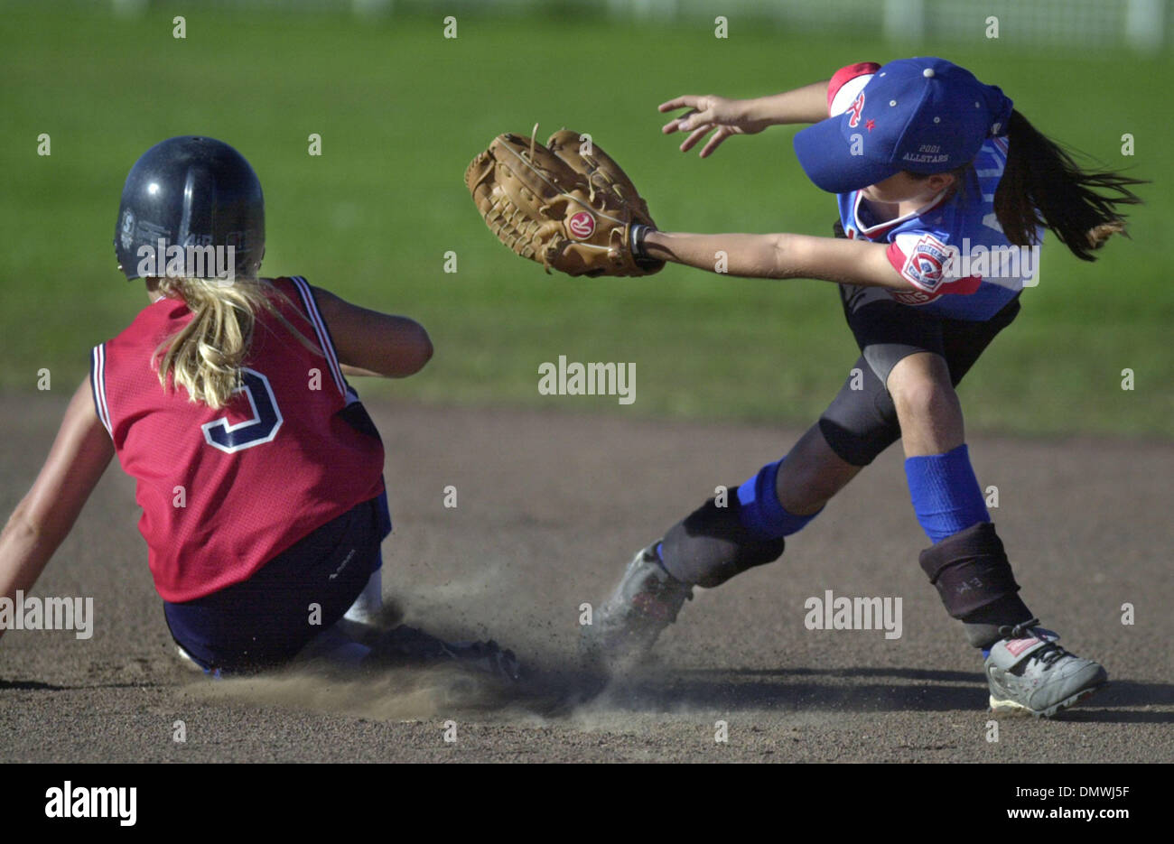 Jul 19, 2001; Oakley, CA, USA; Antioch West Allstar shortstop Emily ...