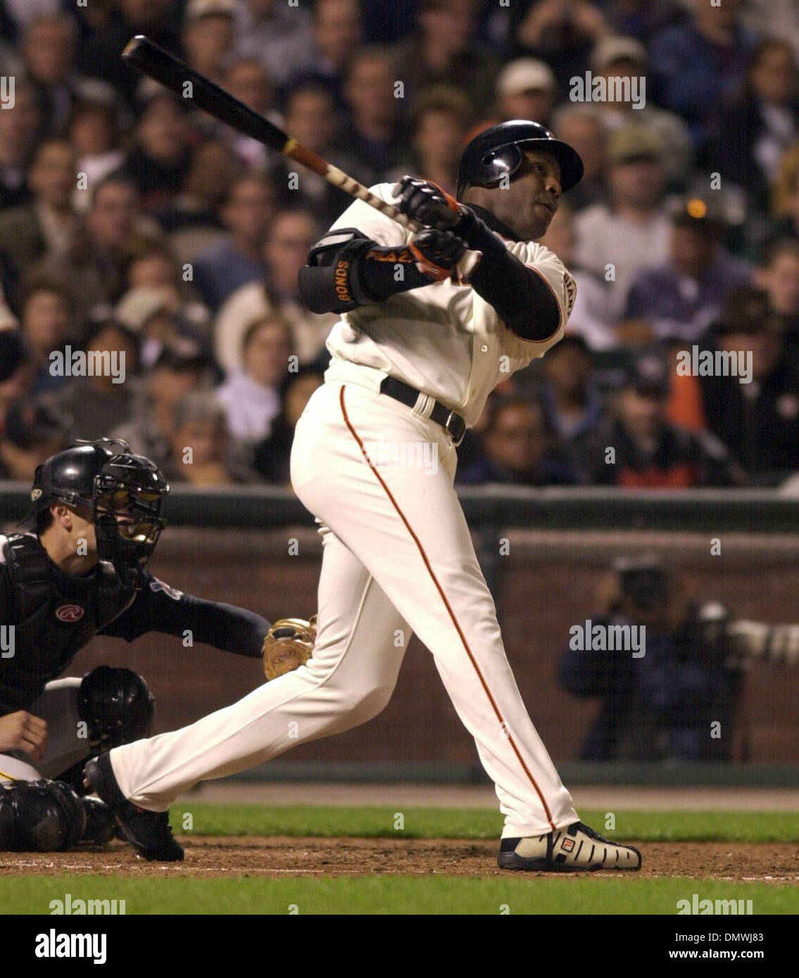 2001 game against san francisco giants barry bonds hi-res stock ...