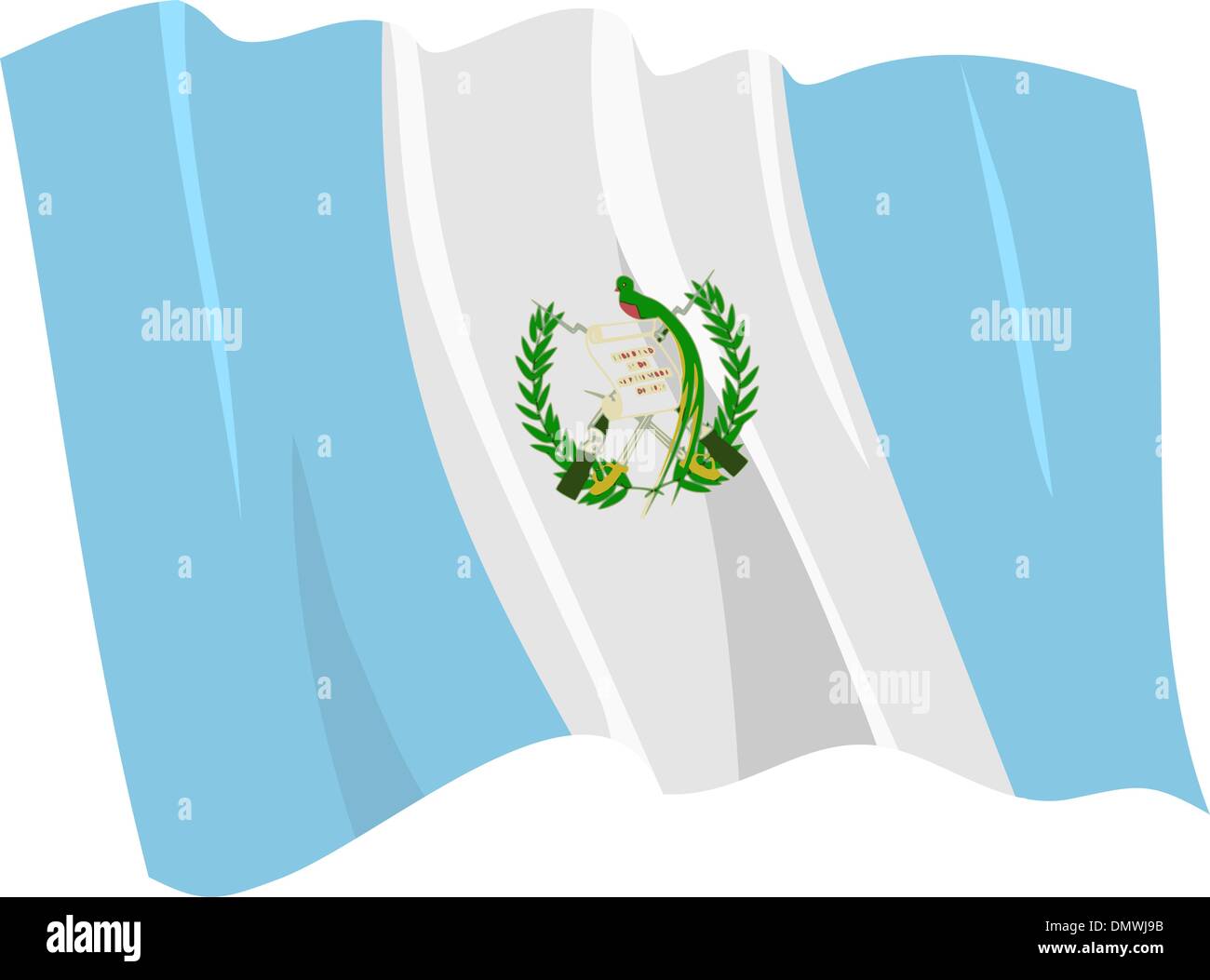 Flag of the guatemala hi-res stock photography and images - Alamy