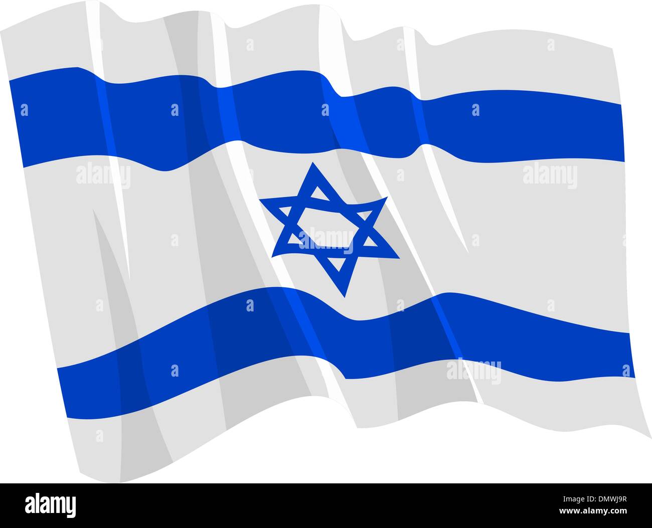 Political waving flag of Israel Stock Vector Image & Art - Alamy