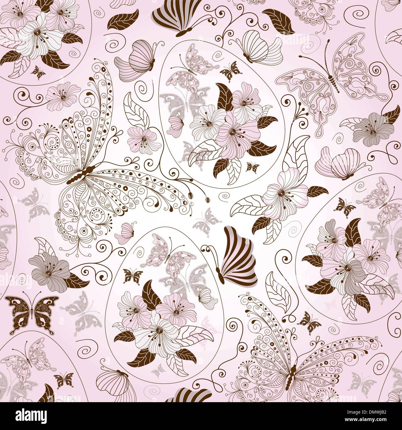 Easter brown egg pattern Stock Vector Images - Alamy