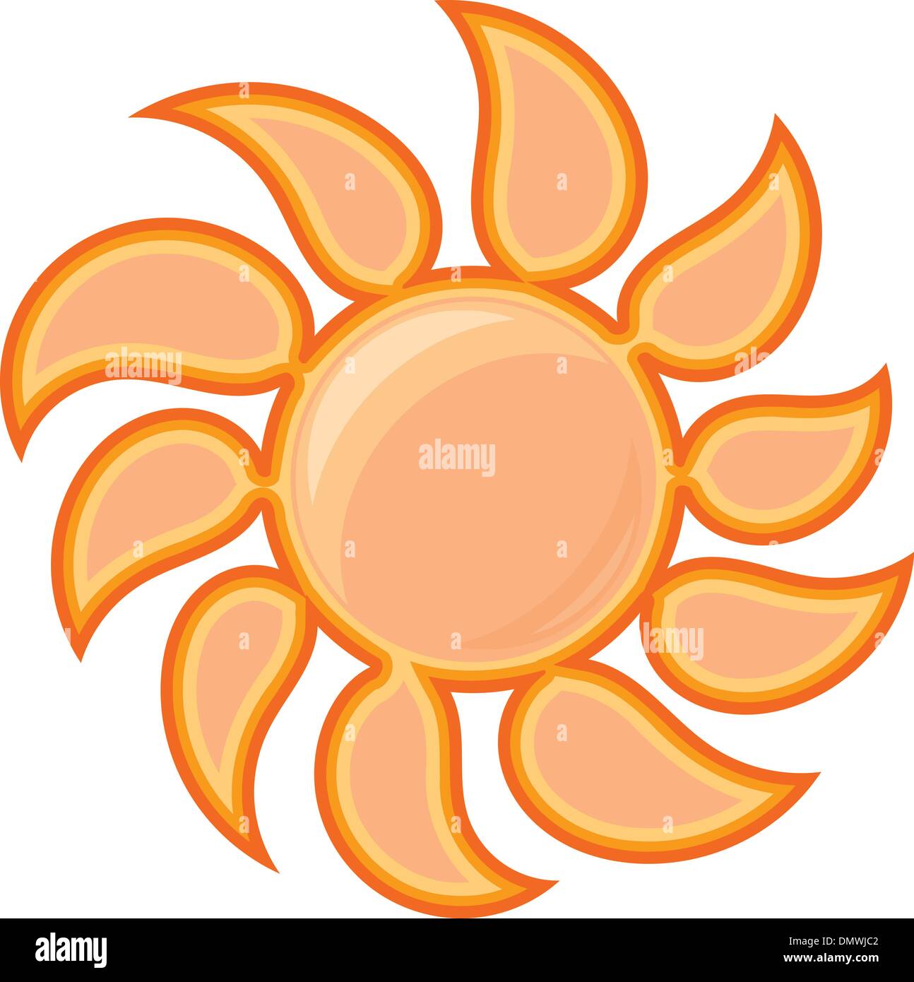 Sunlight noon Stock Vector Images - Alamy