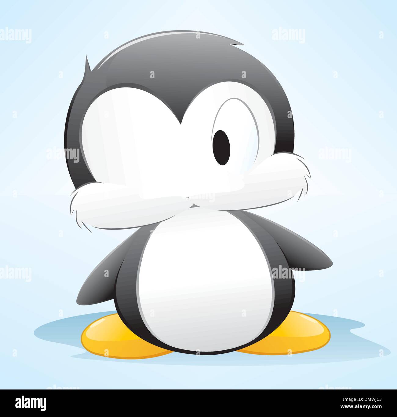 Cartoon penguin Stock Vector Images - Alamy