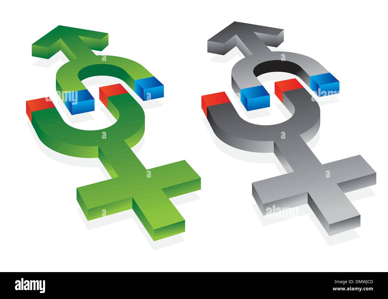 Male an female Cut Out Stock Images & Pictures - Alamy