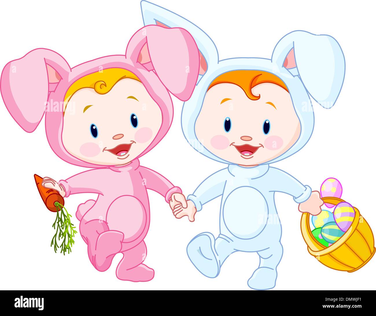 Cartoon bunnies hi-res stock photography and images - Alamy