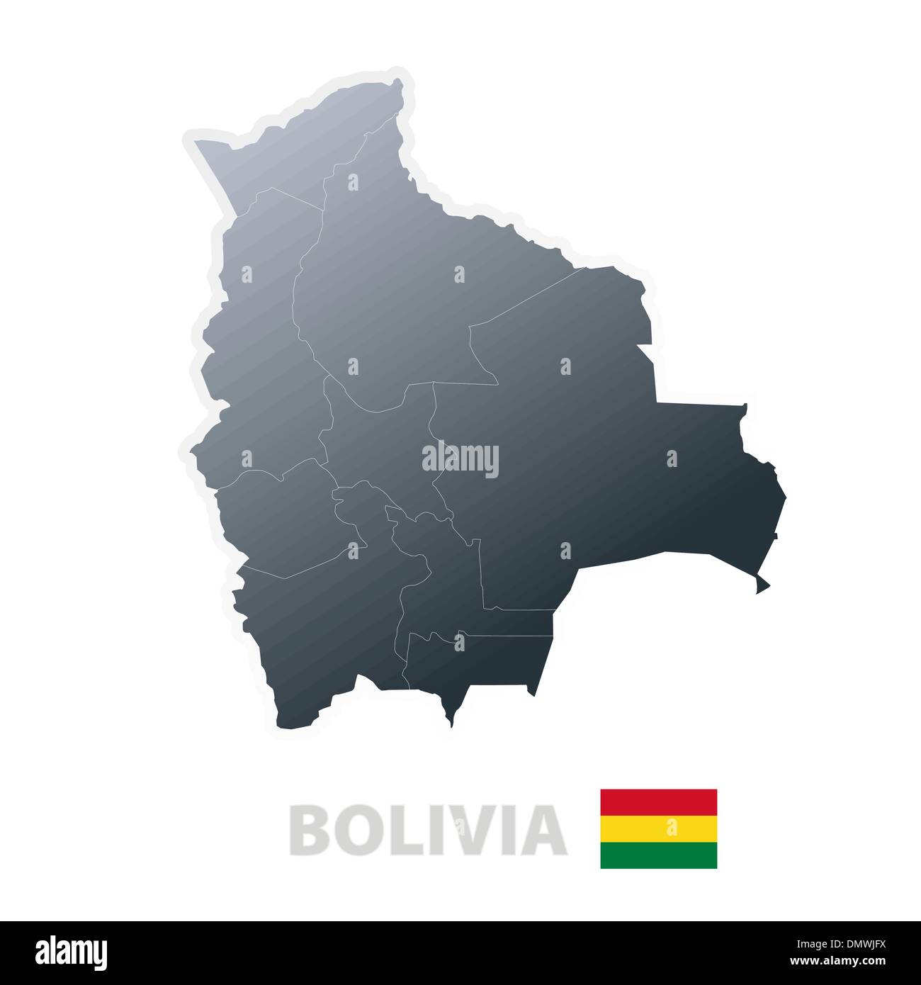 Bolivia map Stock Vector Images - Alamy