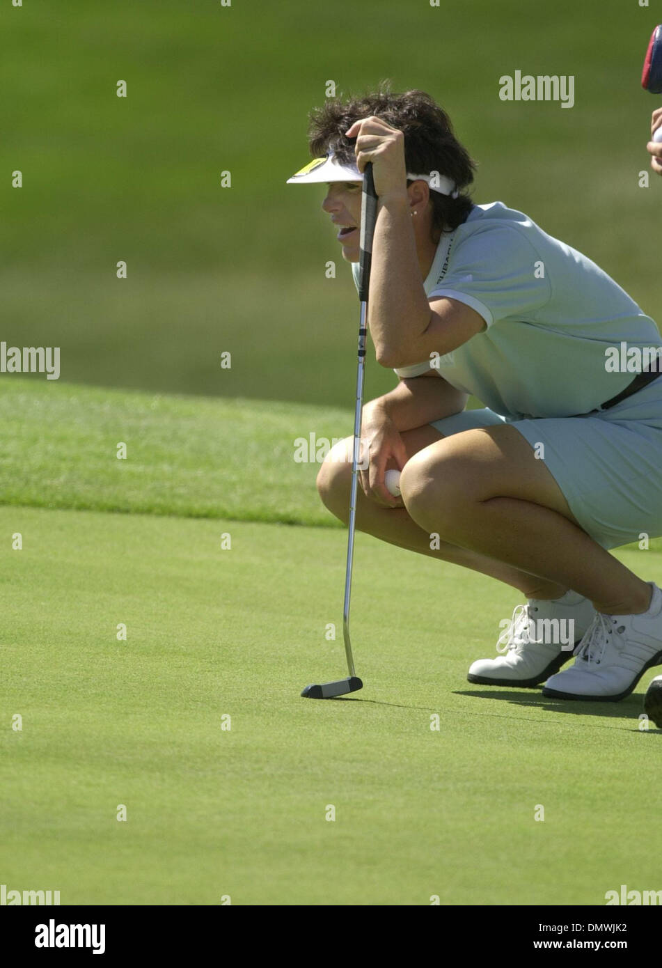 Oct 03, 2001; Vallejo, CA, USA; Defending champion, Juli Inkster, (cq ...