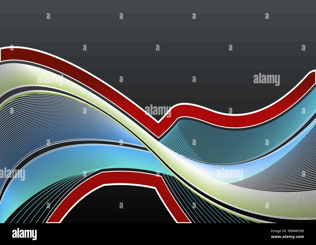 Lined art wavy background Stock Vector Image & Art - Alamy