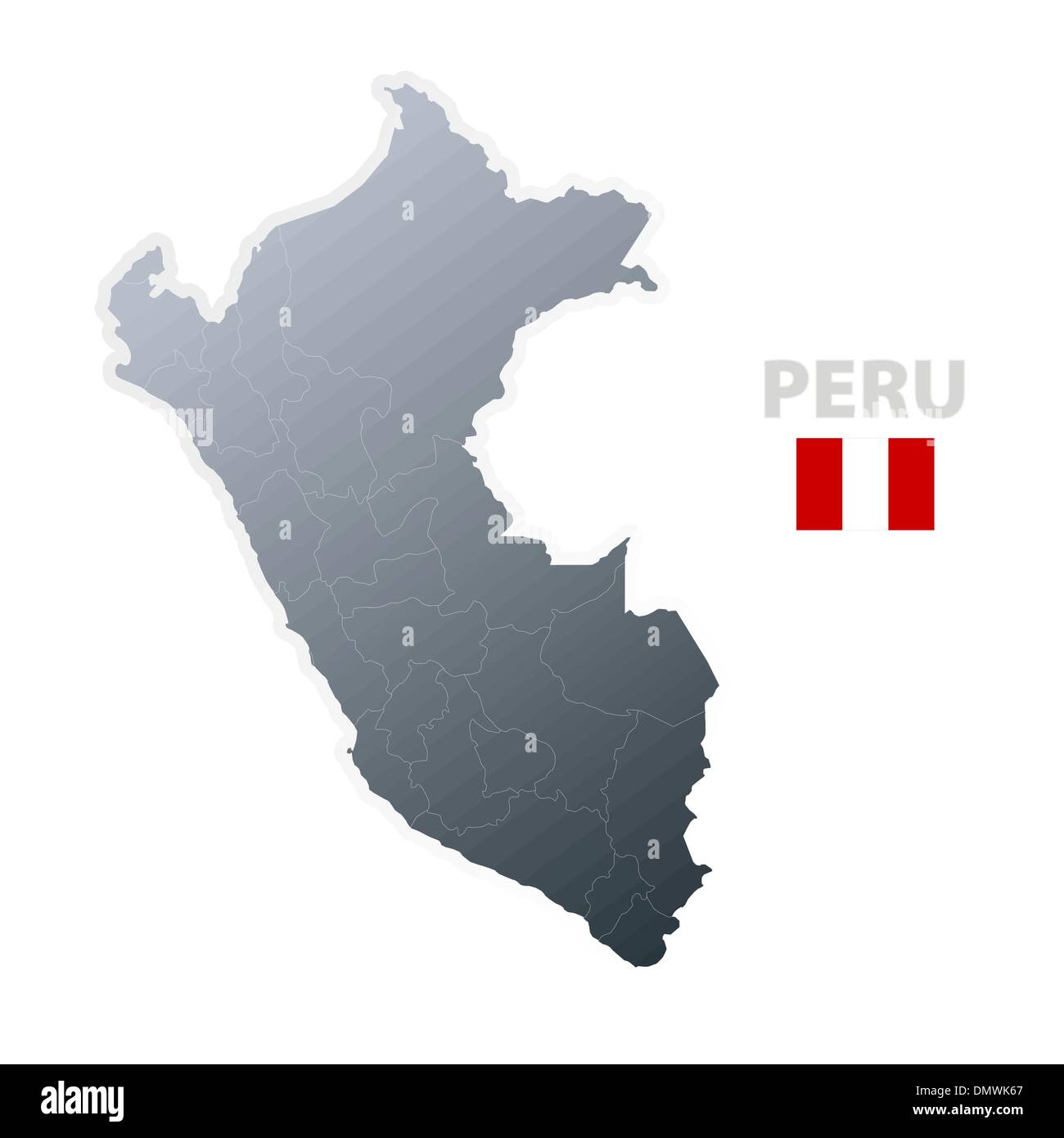 Peru map Stock Vector Images - Alamy